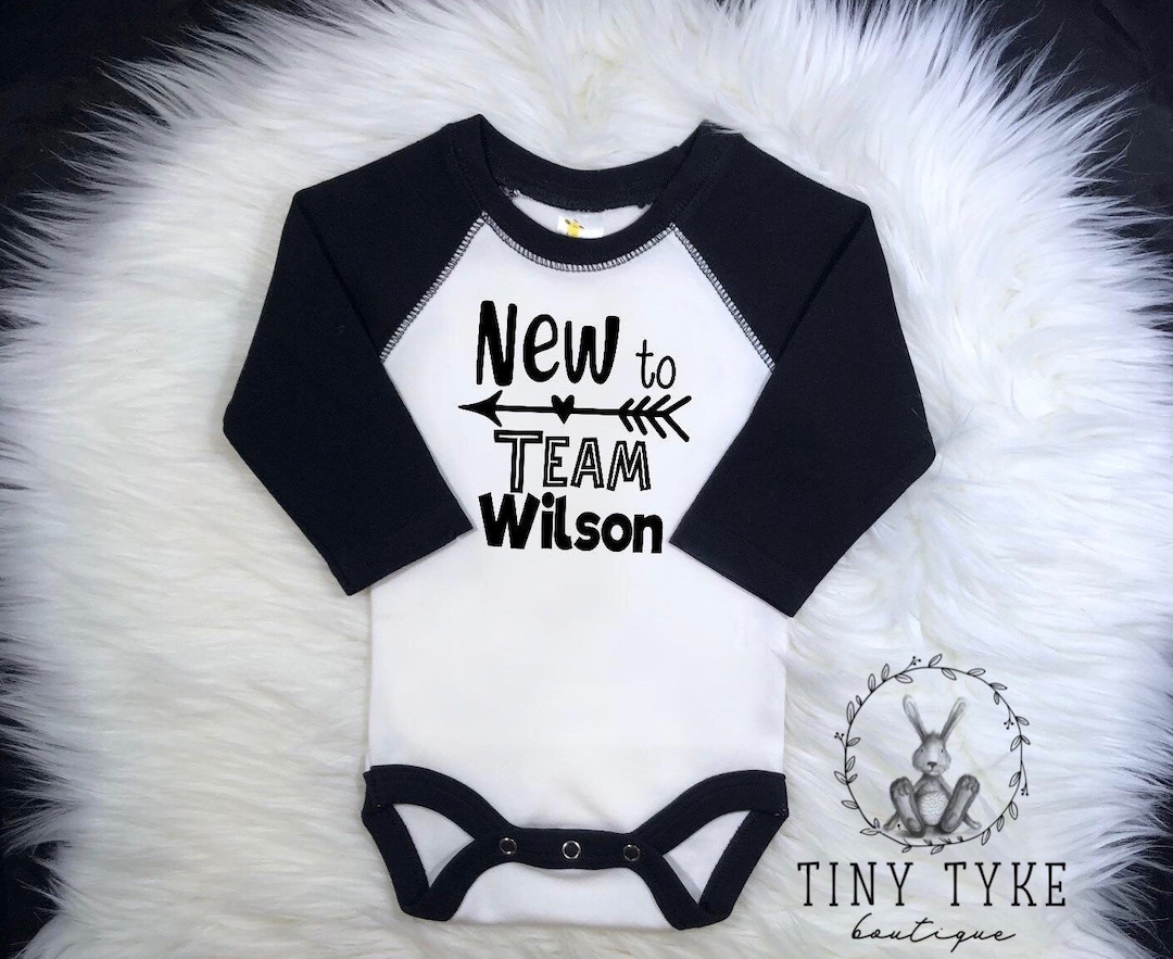 New to the Team Onesie®, Personalized Onesie®, New Baby Onesie®, Birth ...