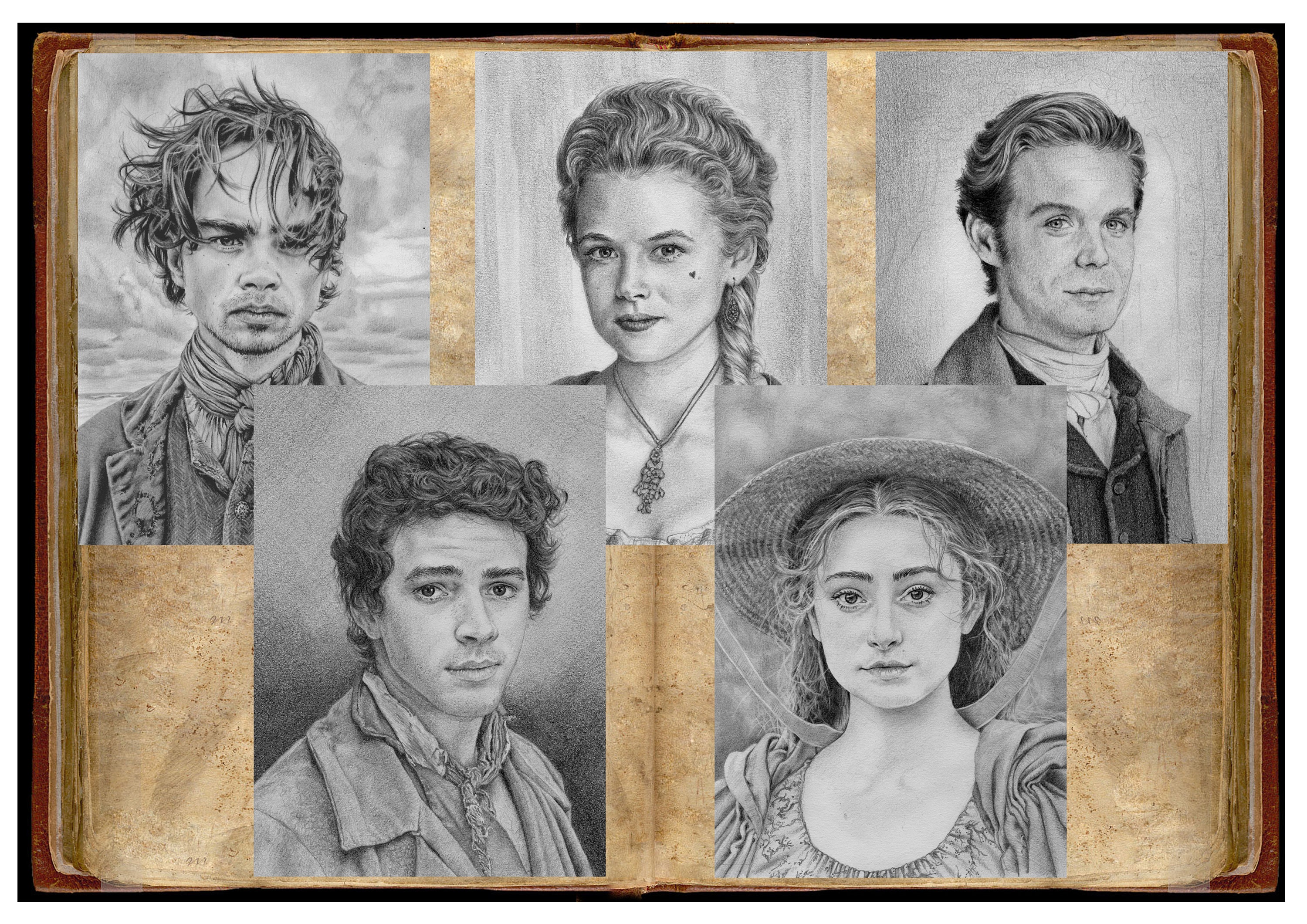 Poldark Collection 5x7 High Quality Art Prints - Etsy