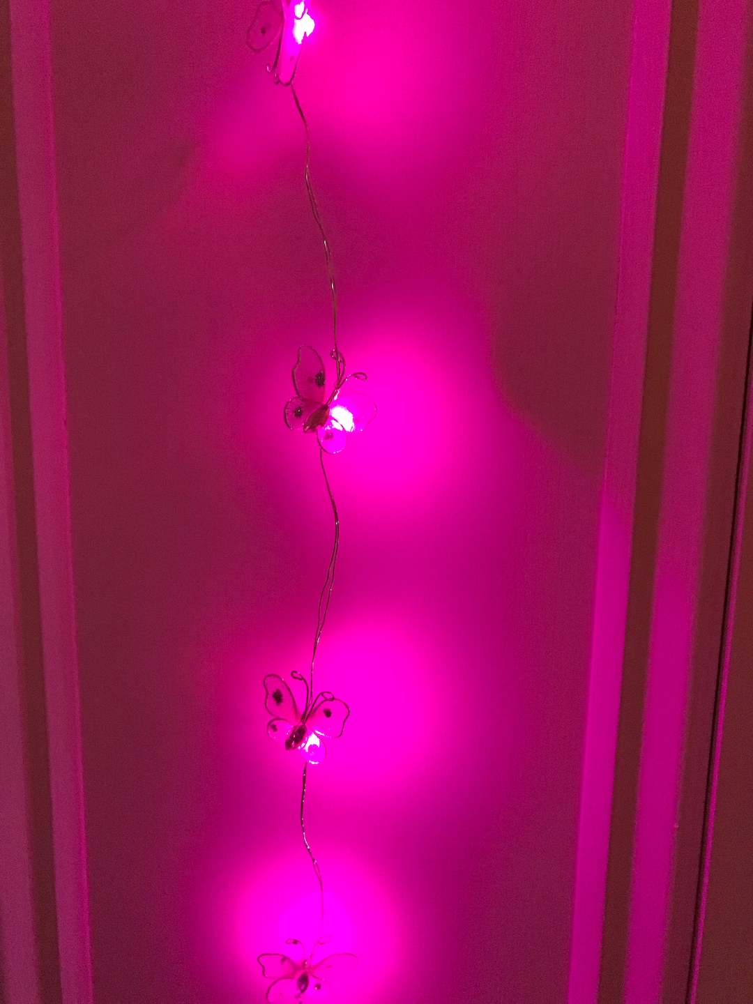 3-setting Beautiful Butterfly LED Handmade Butterflies Fairy String ...