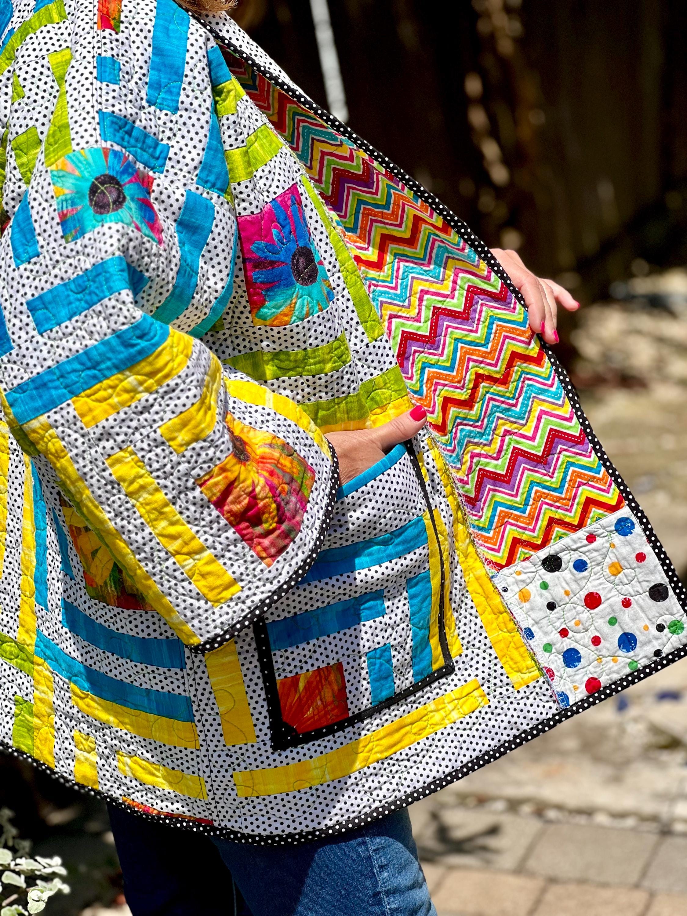 Quilt Jacket, Handmade Jacket, Quilted Jacket, Jacket Made From Quilt ...