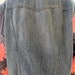 Repurposed Denim Jacket: Afghan Crochet Sleeves, Women's XL - Etsy