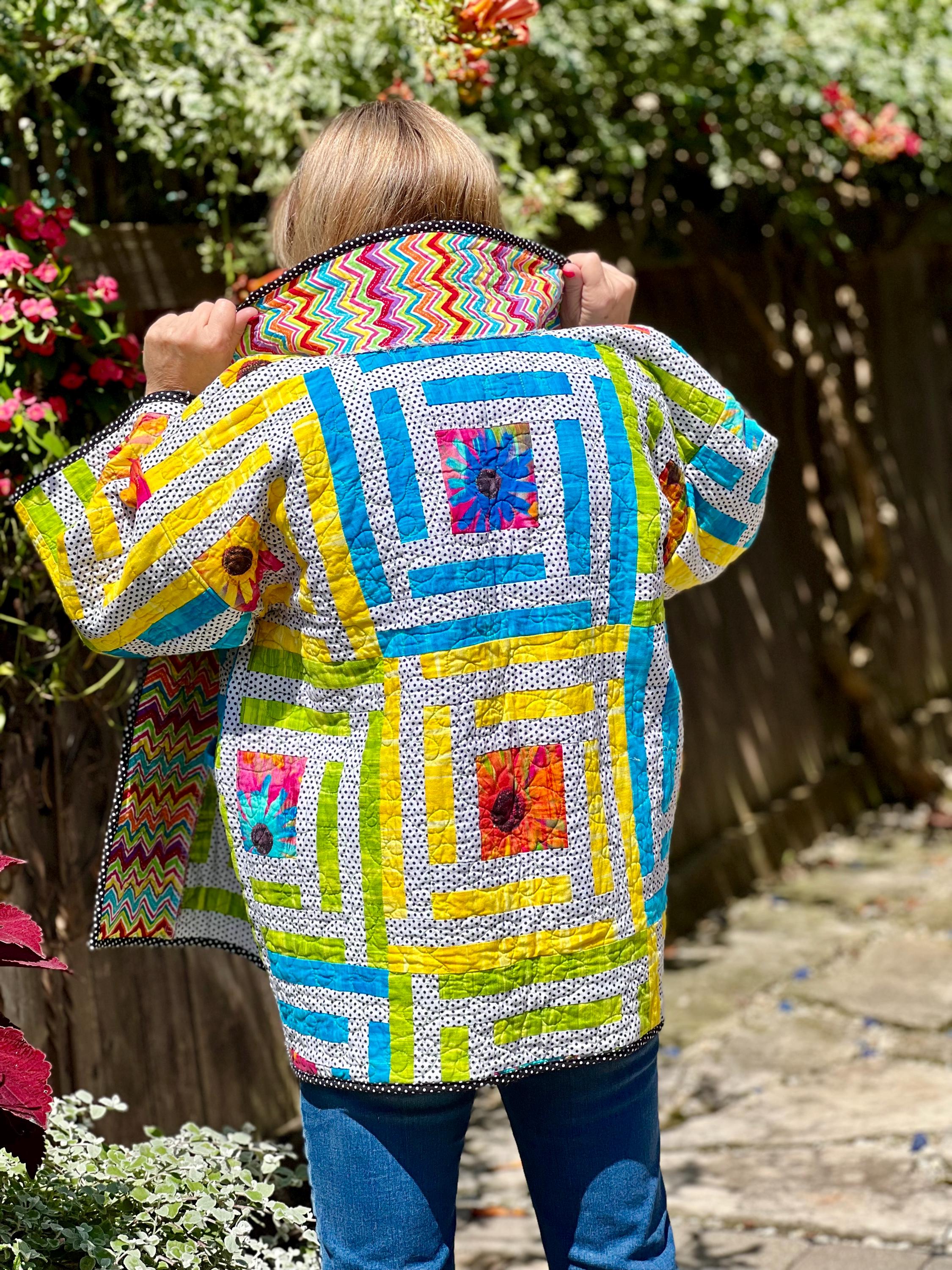 Quilt Jacket, Handmade Jacket, Quilted Jacket, Jacket Made From Quilt ...