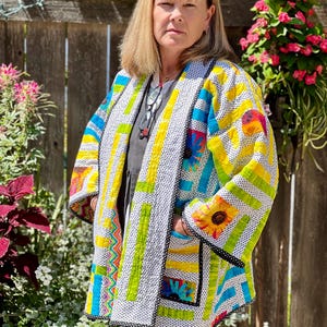 Quilt Jacket, Handmade Jacket, Quilted Jacket, Jacket Made From Quilt ...