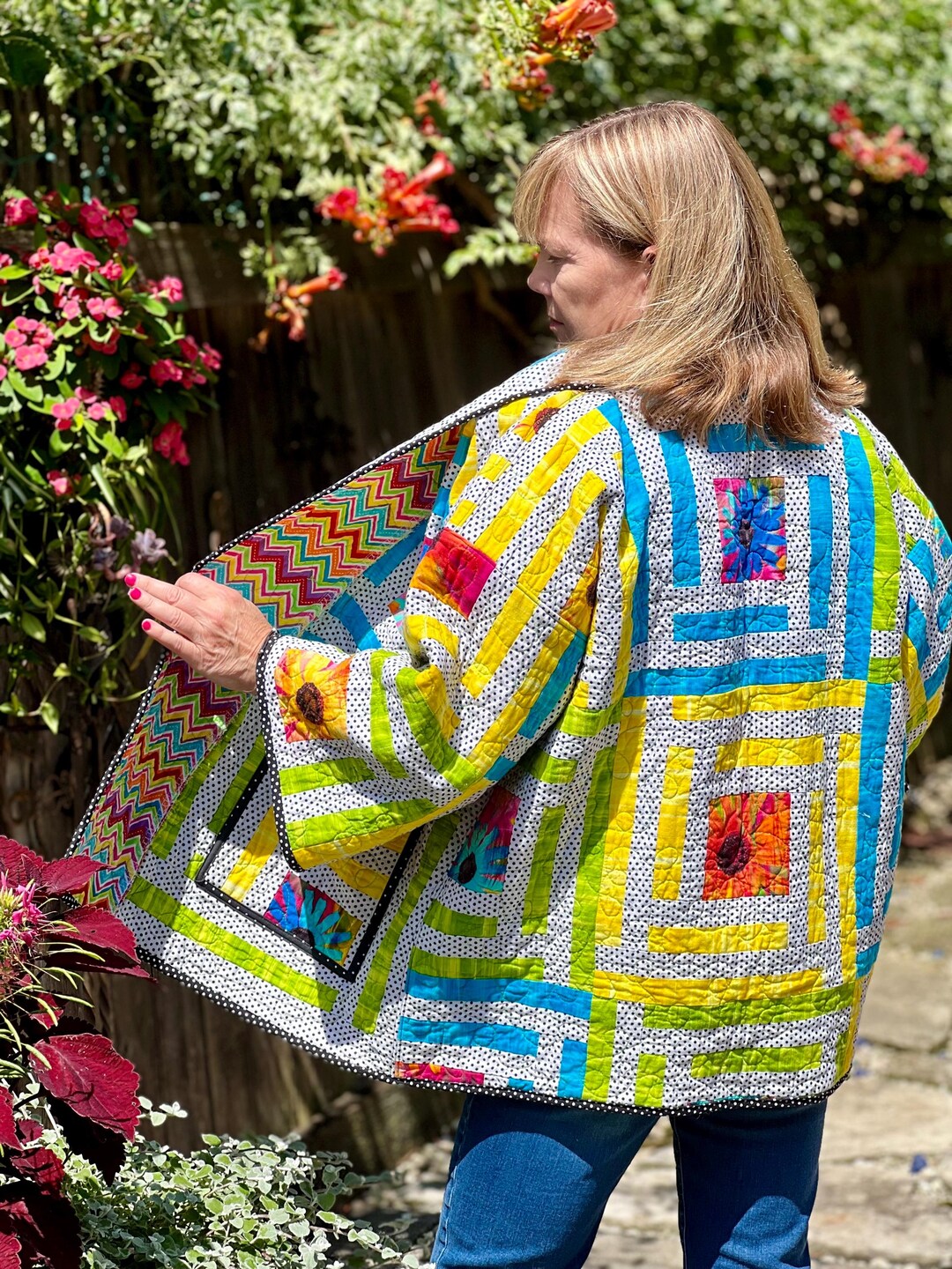 Quilt Jacket, Handmade Jacket, Quilted Jacket, Jacket Made From Quilt ...