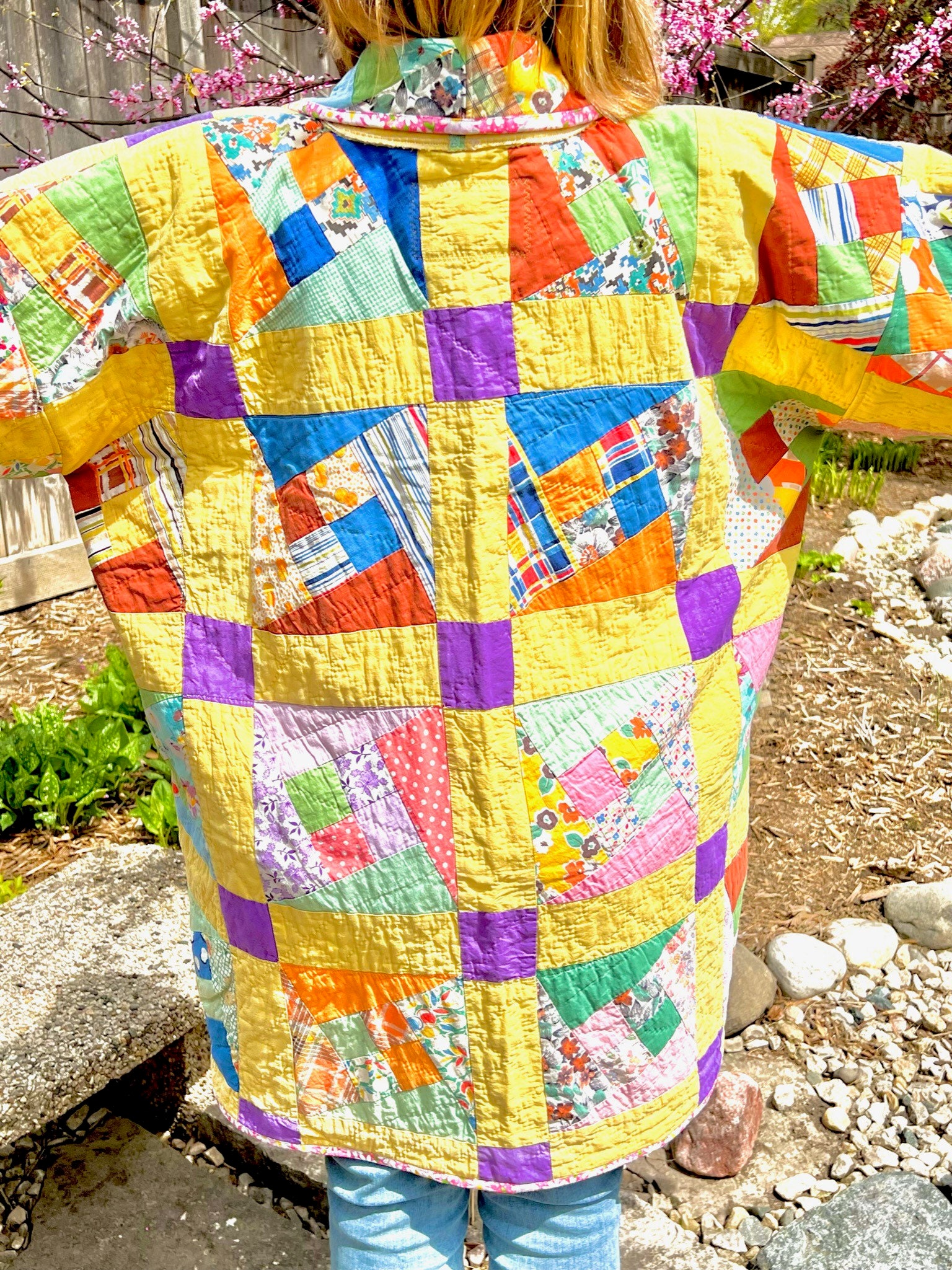 Vintage Quilt Jacket Handmade Jacket Quilted Jacket Jacket - Etsy