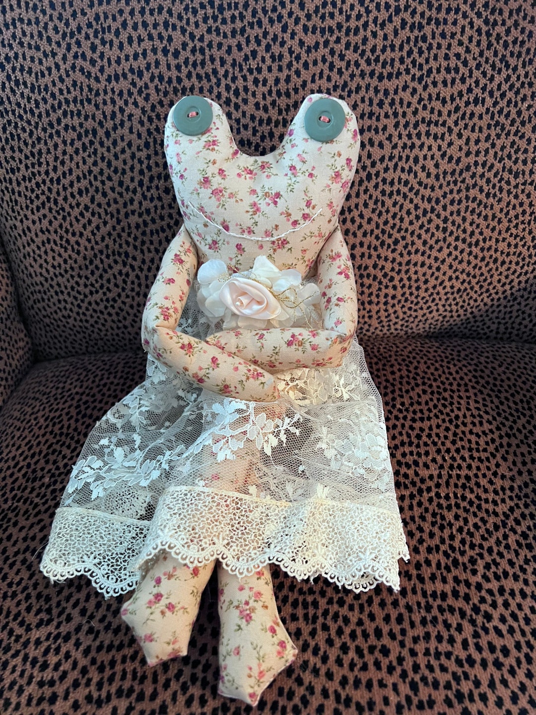 Frog Doll, Stuffed Animal, Handmade Doll, Girl Gift, Stuffed Frog ...