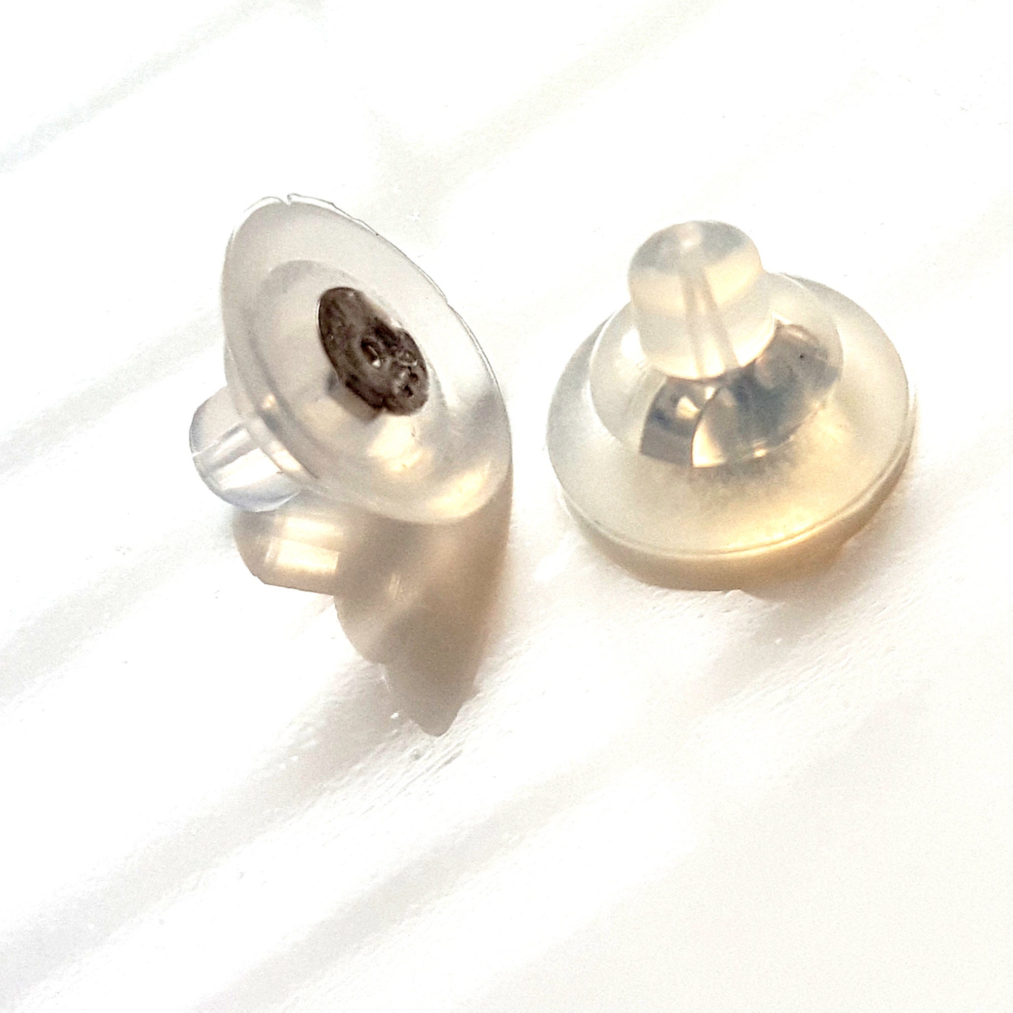 Silicone Earring Backs Large With Quality Silver 925 Inserts - Etsy ...