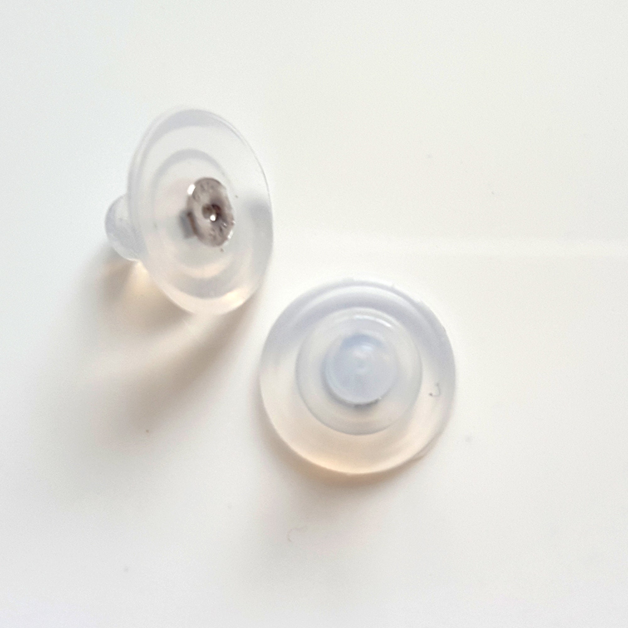 Silicone Earring Backs Large With Quality Silver 925 Inserts - Etsy ...