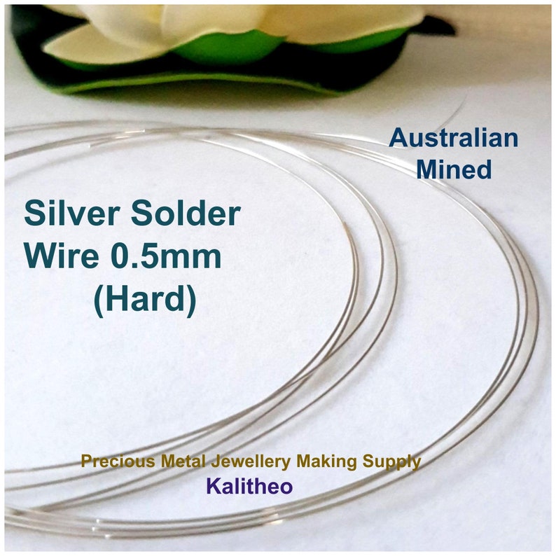 Hard Silver Solder Wire: 0.5mm Jewelry Making Supply - Etsy Australia