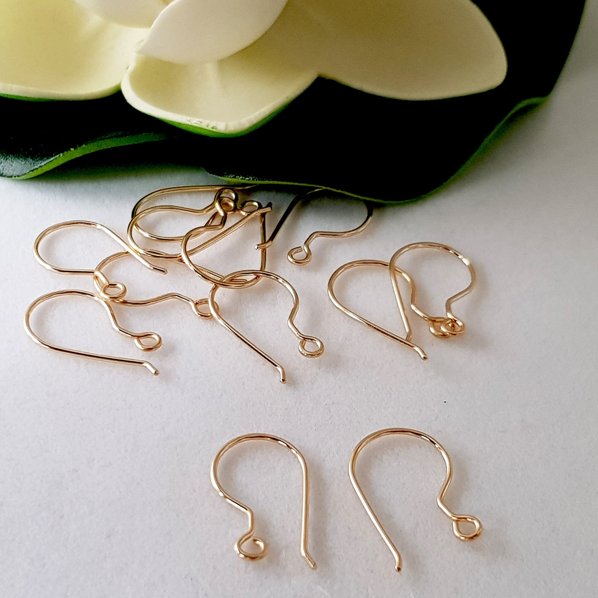 Gold-filled 14k Shepherd Ear Hooks/wires Earring Making Supply - Etsy ...