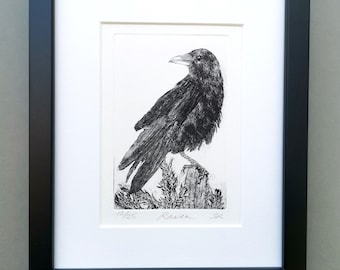 The Raven Print - Etsy UK