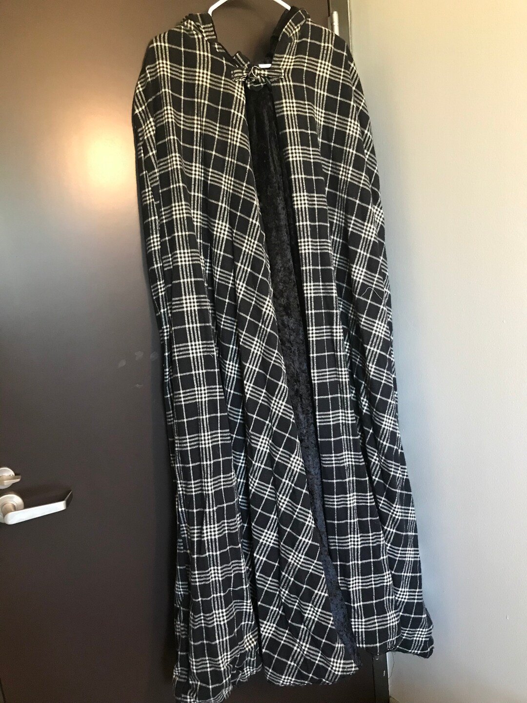 This is a Flannel Plaid Cloak. - Etsy