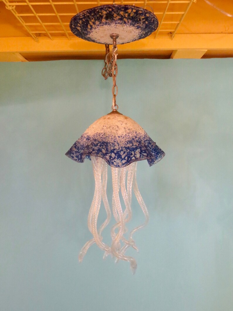 Jellyfish Pendant Light / Chandelier / Lighting / Blown Glass / Pendant ...