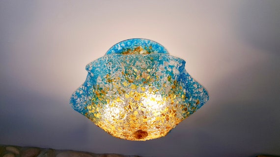 Blown Glass Chandelier / Chandelier / Lighting / Pendant Light | Etsy