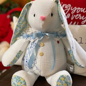 Bunny; Memory Bunny; Items Made of Loved Ones Clothing; Personalized ...