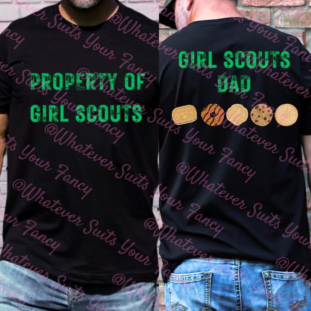 Girl Scout Dad Tshirt , Dad of Girl Scout Shirt, Dad of Cookie Dealer ...