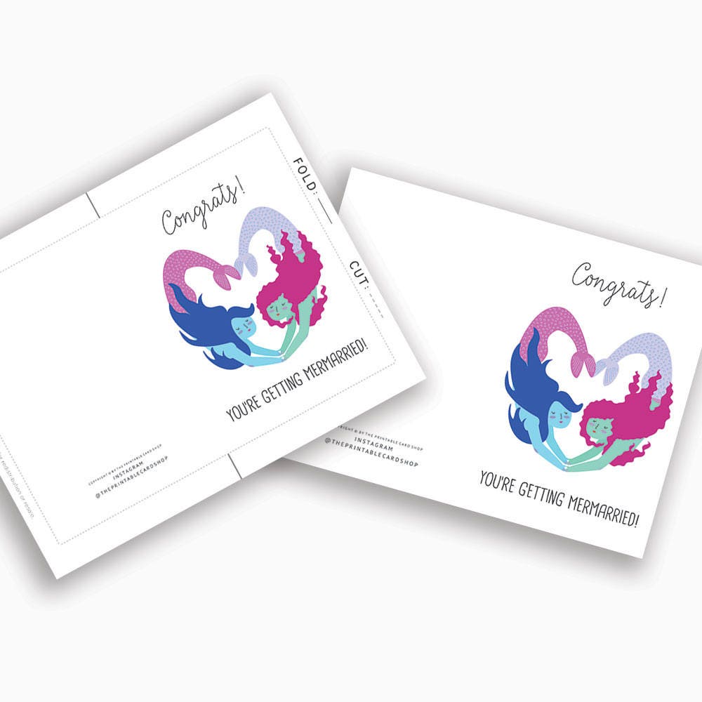 Printable Engagement Cards Digital Congratulations Cards - Etsy