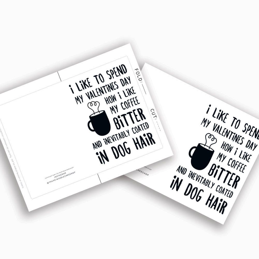 Anti Valentine's Day Cards Printables, Funny Single Valentines Card ...