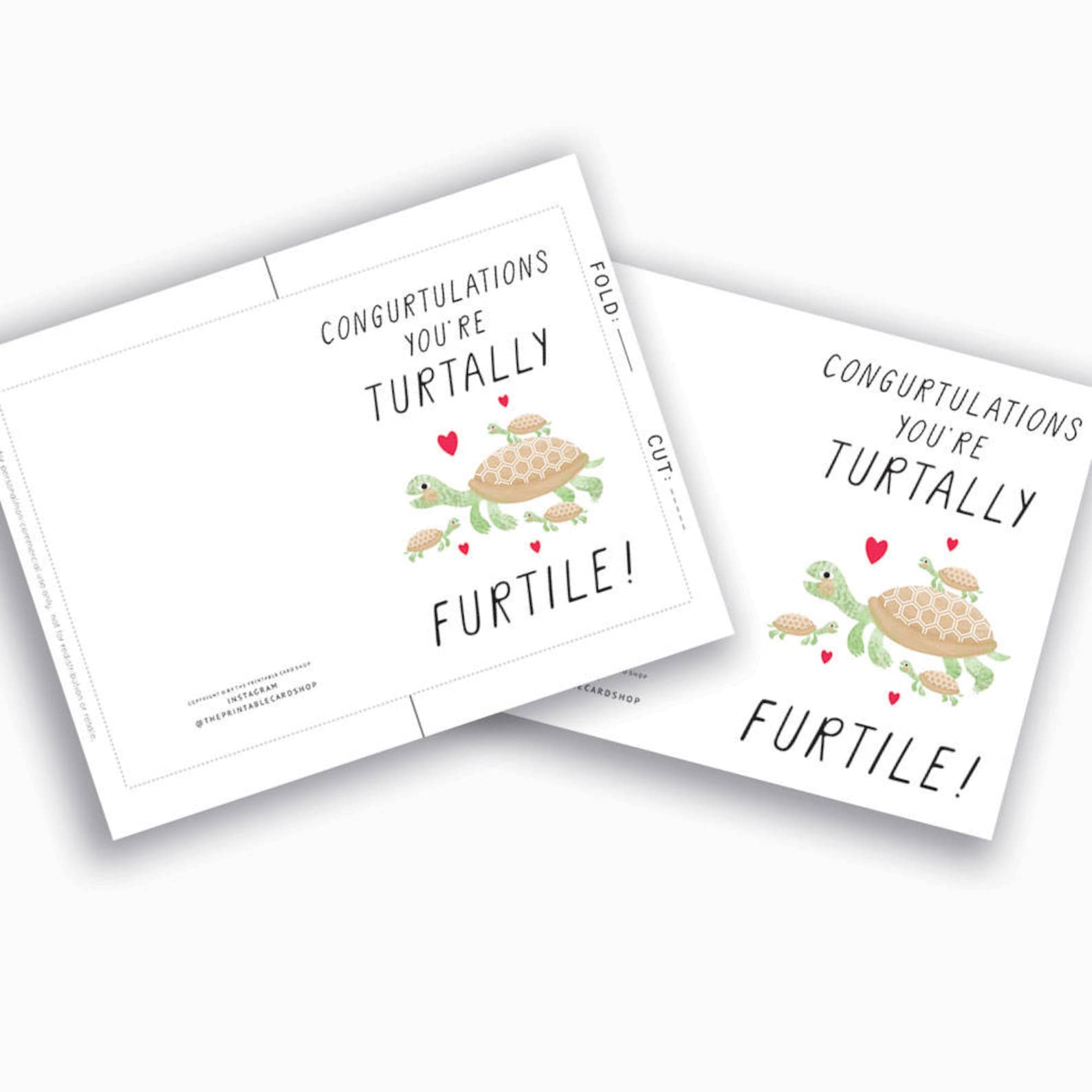 Pregnancy Cards Instant Download, Expecting Printable Card ...