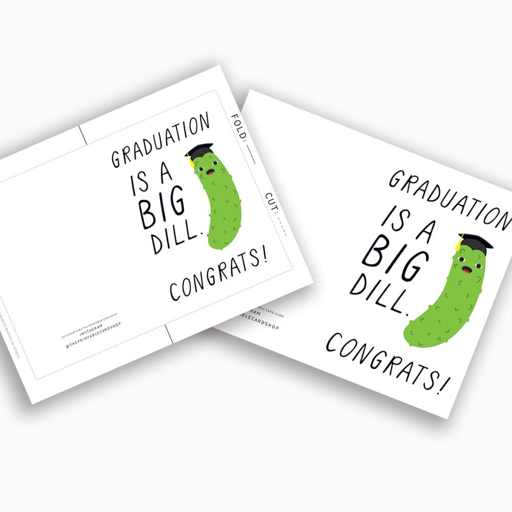 Graduation Card Printable, Funny Graduation Cards Instant Download ...