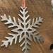 Metal Snowflakes, Set of 2, Snowflake Ornaments, Porch Decor, Large ...