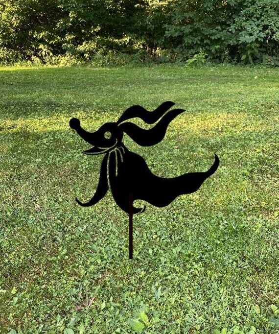Zero the Dog Metal Yard Stake Shadow Caster Halloween - Etsy