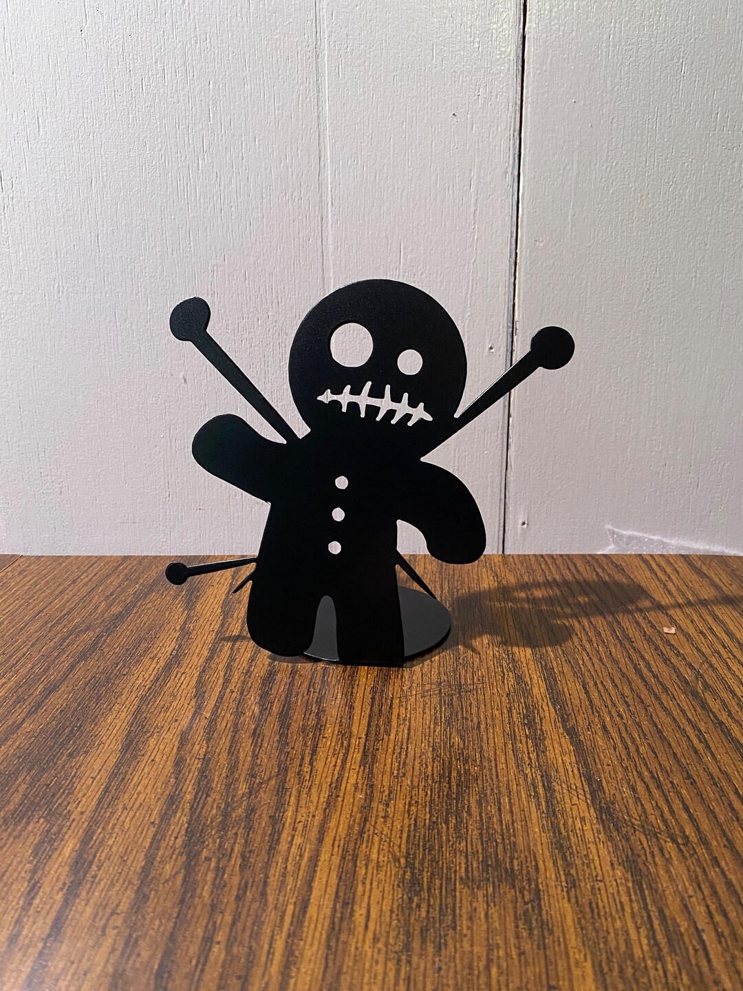 Little Metal Voodoo Doll, Halloween Decor, Metal Art, Haunted House - Etsy
