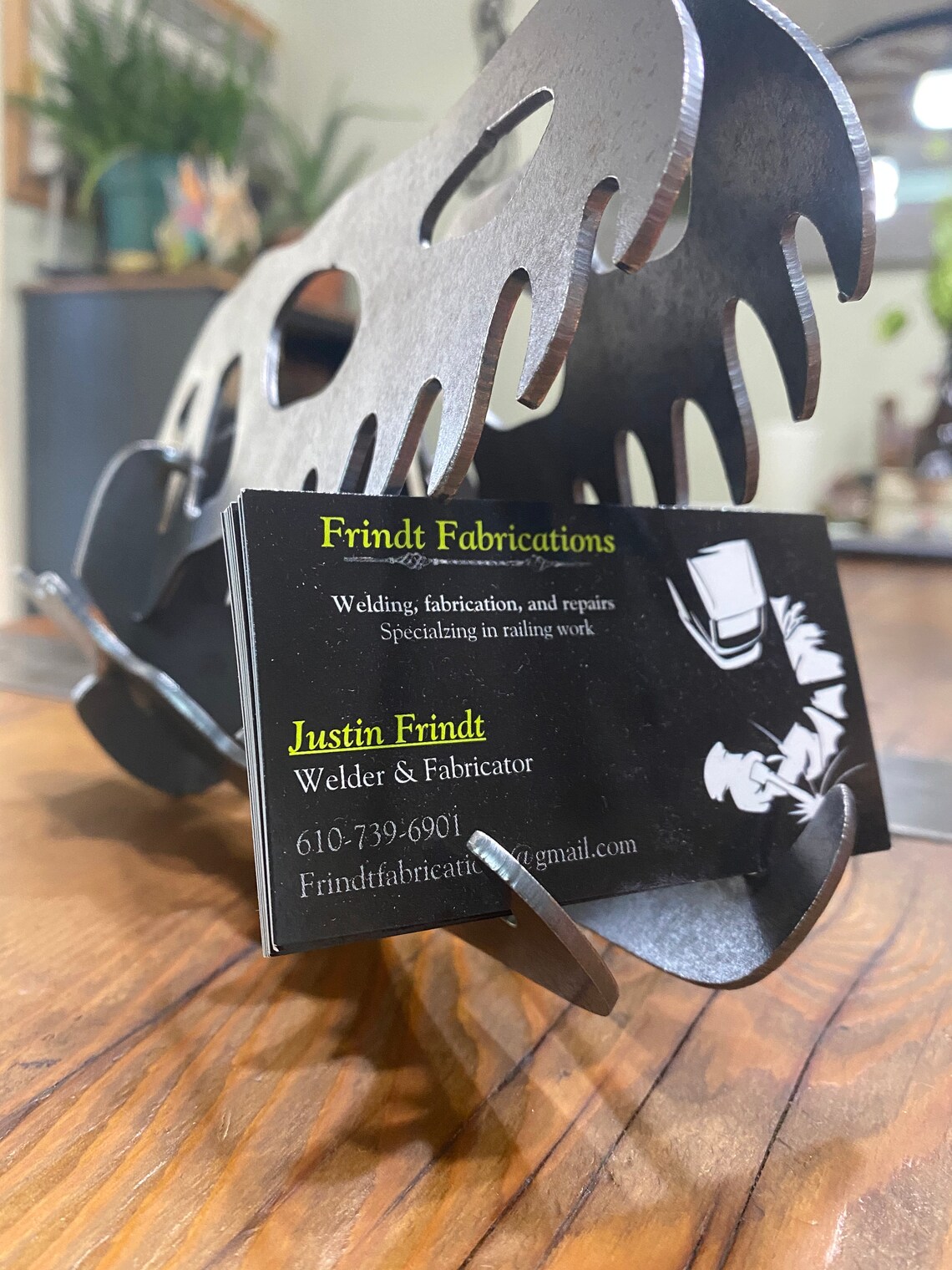 Metal Raptor Skull Business Card Holder - Etsy