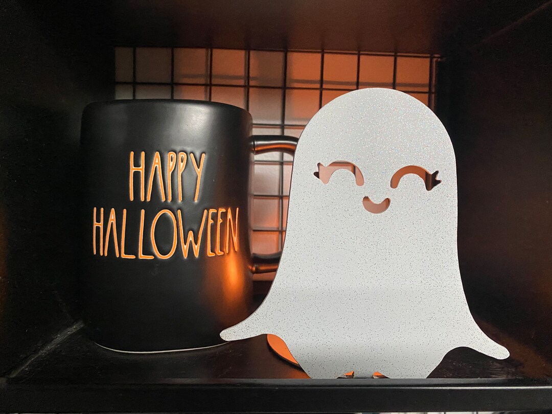 Metal Ghost, Table Top Ghost Tea Light Holder, Ghost Candle Holder ...