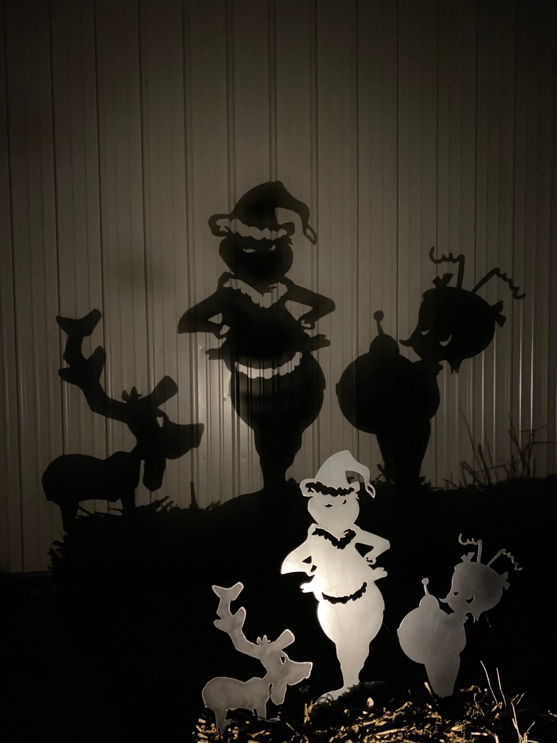 Grinch Gang Metal Yard Stake Set - Etsy