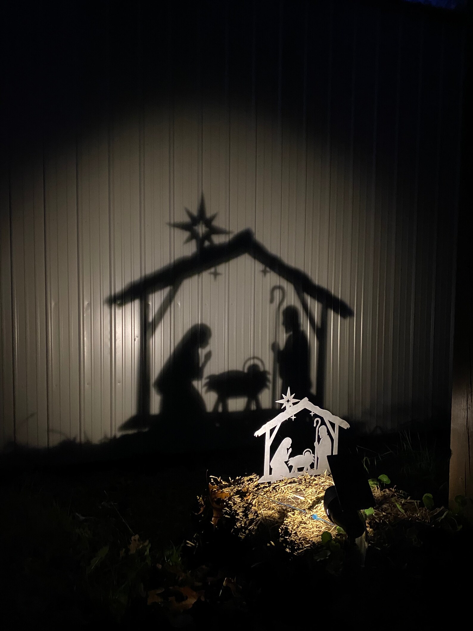 Nativity Scene Metal Yard Stake, Christmas Decor, Holiday, Gift Idea ...