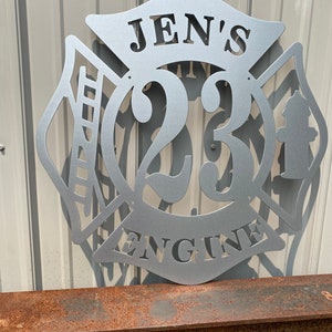 Custom Fire Dept. Sign, Fire House, Fire Fighter, Fire Truck, Wall Art ...