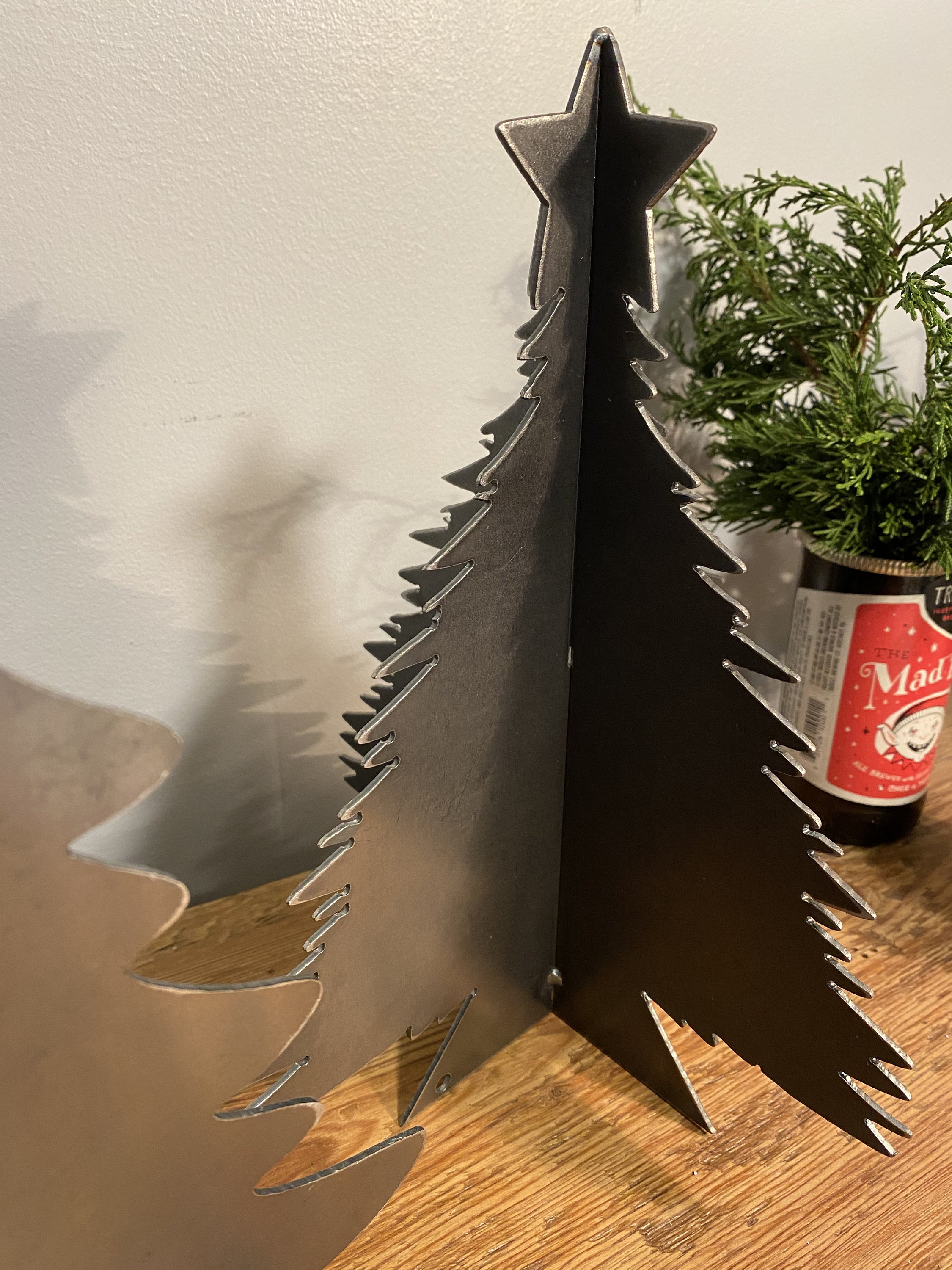 Metal Trees Metal Holiday Tree Christmas Tree Decor 3d - Etsy