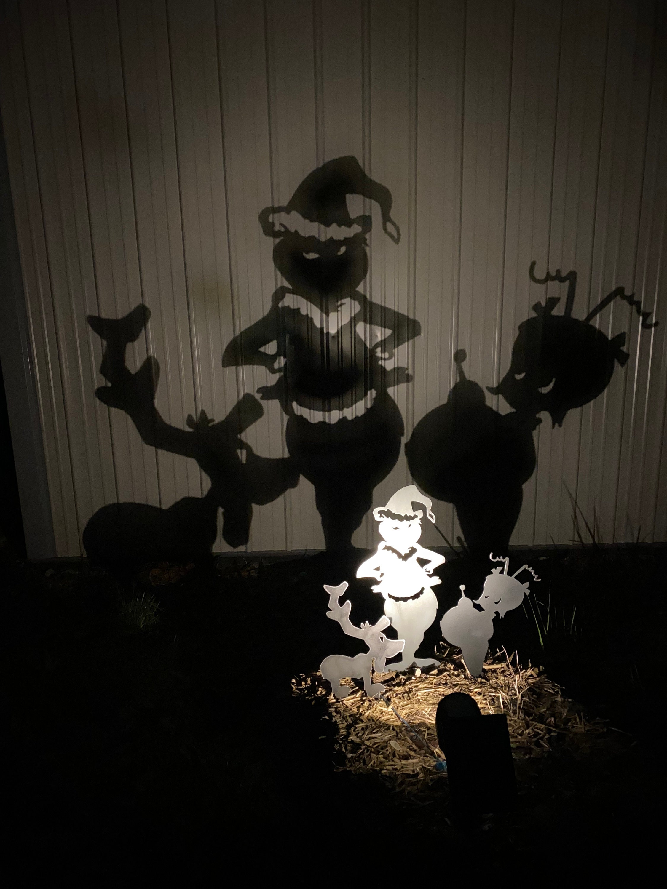 Grinch Gang Metal Yard Stake Set - Etsy