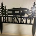Family Camp Sign | Camper Sign | Metal RV Sign | Hanging Sign | Ground ...
