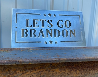 Lets Go Brandon Yard Sign - Etsy