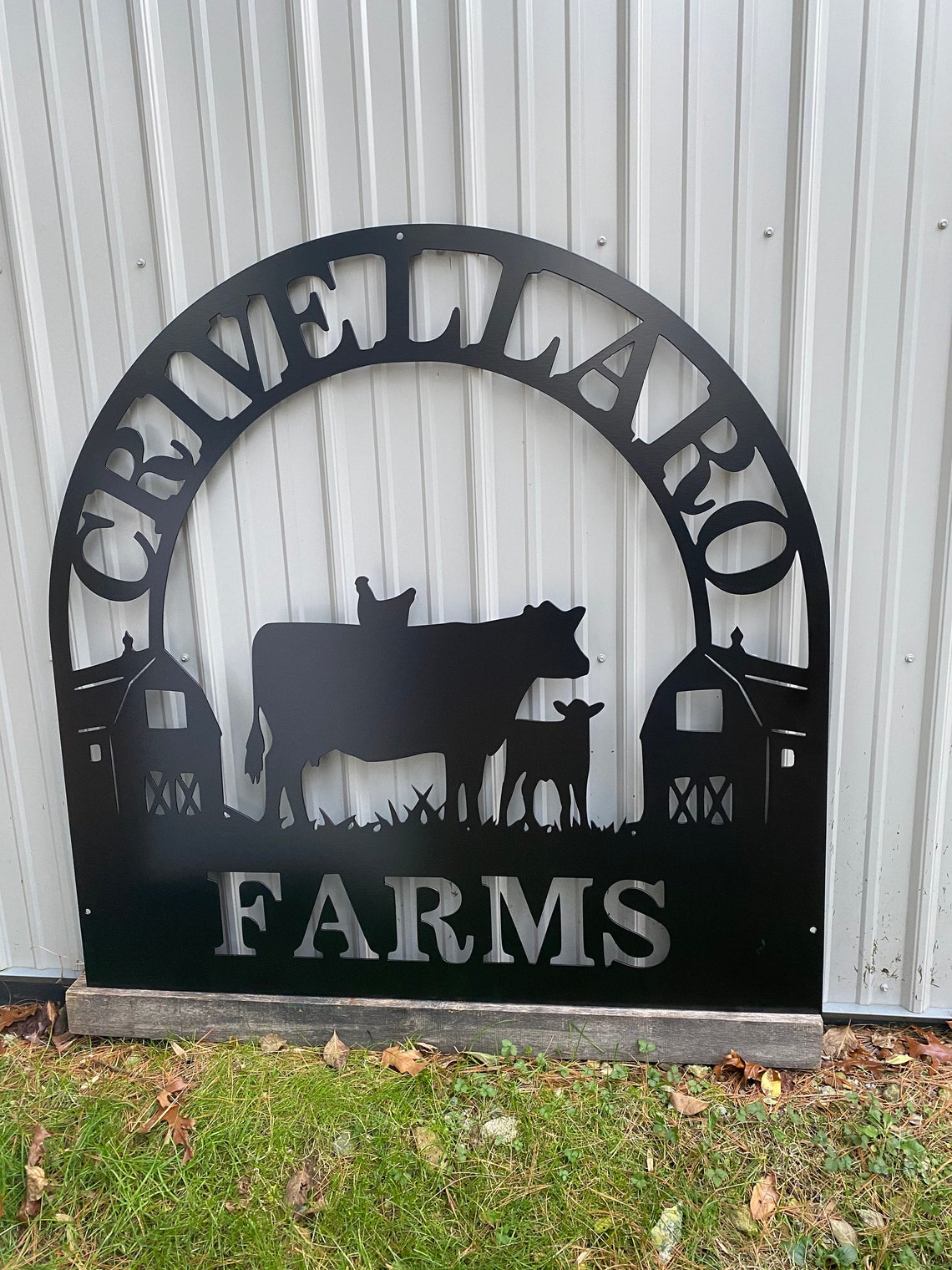 Metal Cattle Farm Sign Ranch Sign Rustic Country Cow - Etsy