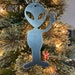 Alien Ornament, Metal Art, Christmas Ornaments, Holiday Gift - Etsy