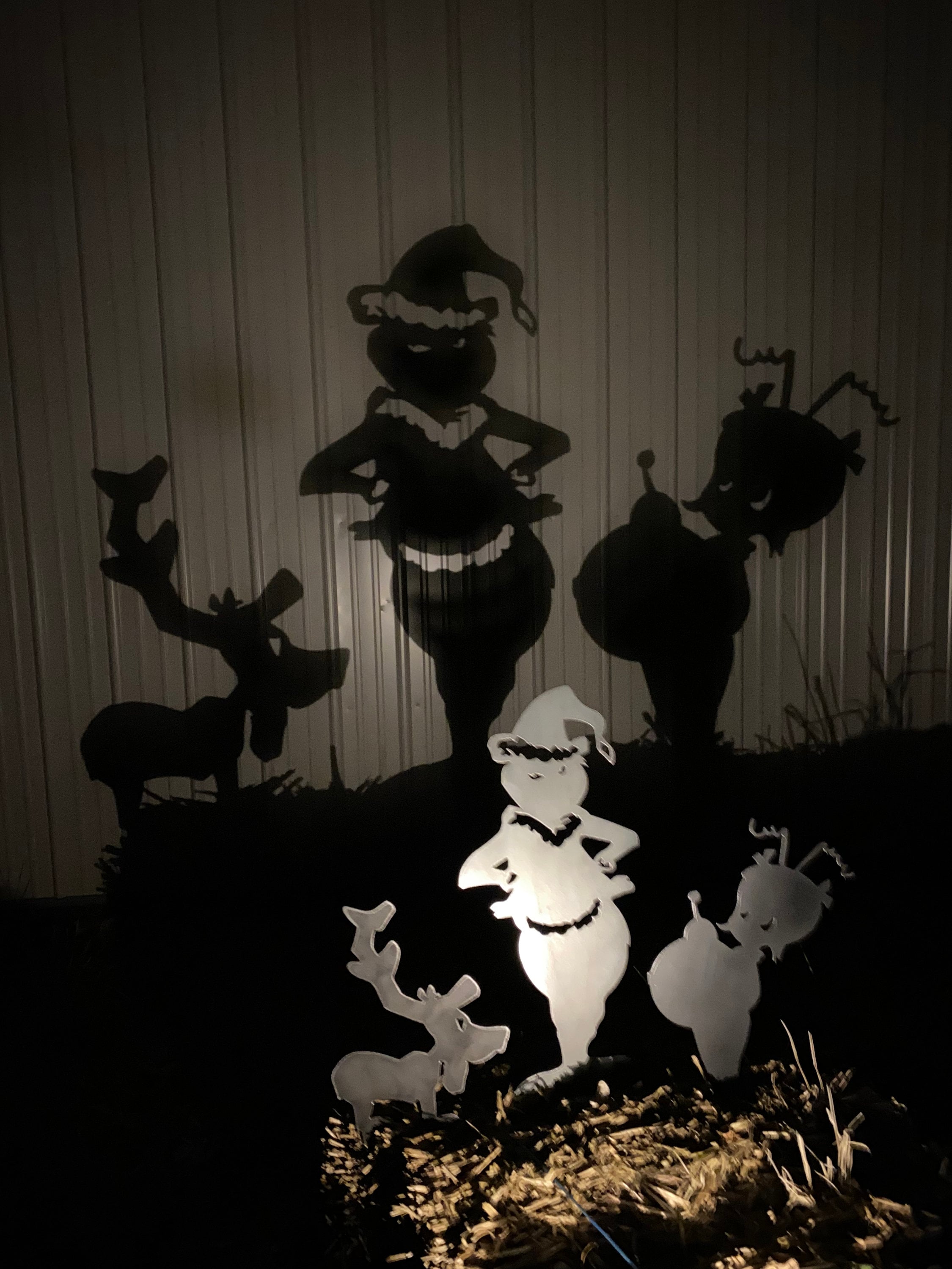 Grinch Gang Metal Yard Stake Set - Etsy