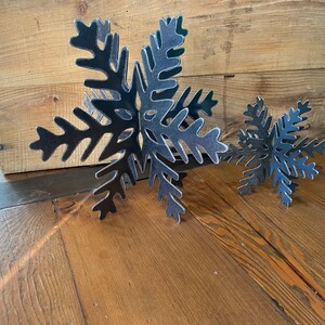 Metal Snowflakes, 3d Snowflake, Holiday Decor, Metal Christmas Decor ...