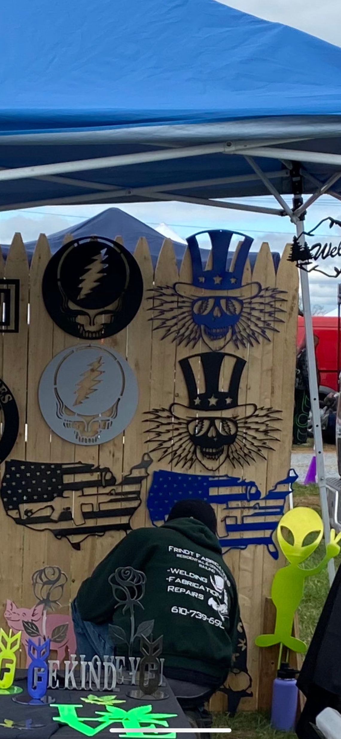 Metal Grateful Dead Uncle Sam Dead Head Metal Wall Art Dead | Etsy