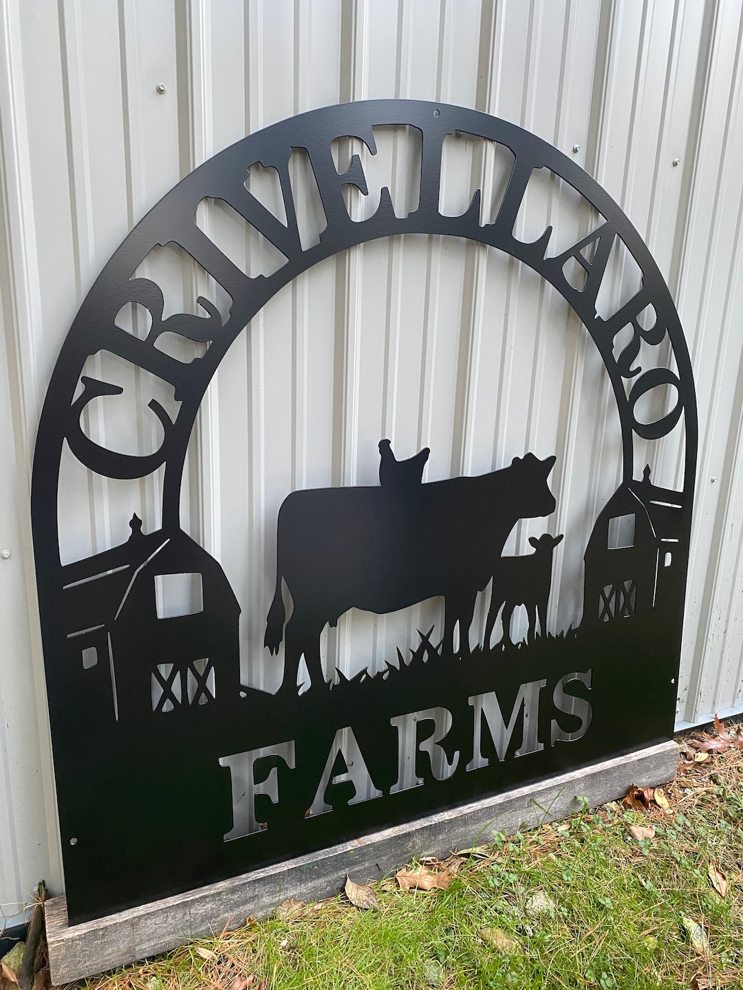 Metal Cattle Farm Sign | Ranch Sign | Rustic | Country | Cow Decor ...