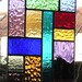 Rainbow Stained Glass Suncatcher Panel Abstract Geometric Hanging Panel ...