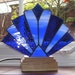 Art Deco Style Stained Glass Fan Lamp Tiffany Table Lamp - Etsy