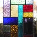 Rainbow Stained Glass Suncatcher Panel Abstract Geometric Hanging Panel ...