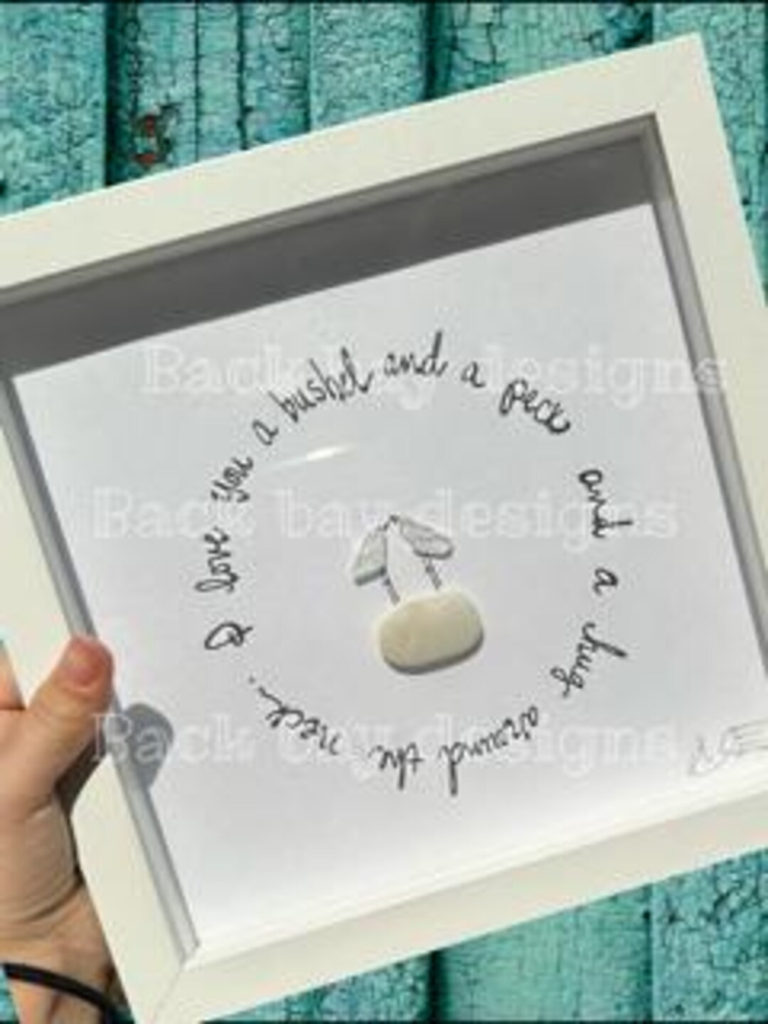 Bushel and A Peck Song Beach Bird Seaglass Art - Etsy
