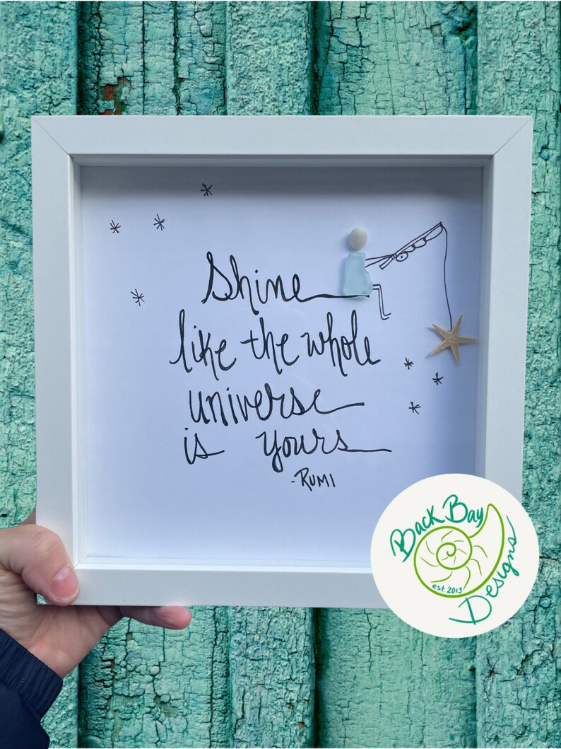 Shine Rumi Sea Glass Art. - Etsy