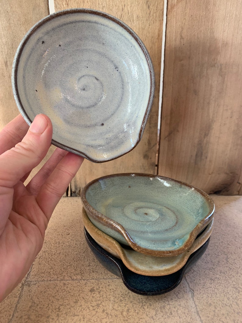 Stoneware Spoon Rest - Etsy