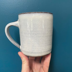 Rustic Straight-sided Stoneware Mug 14 Oz. - Etsy