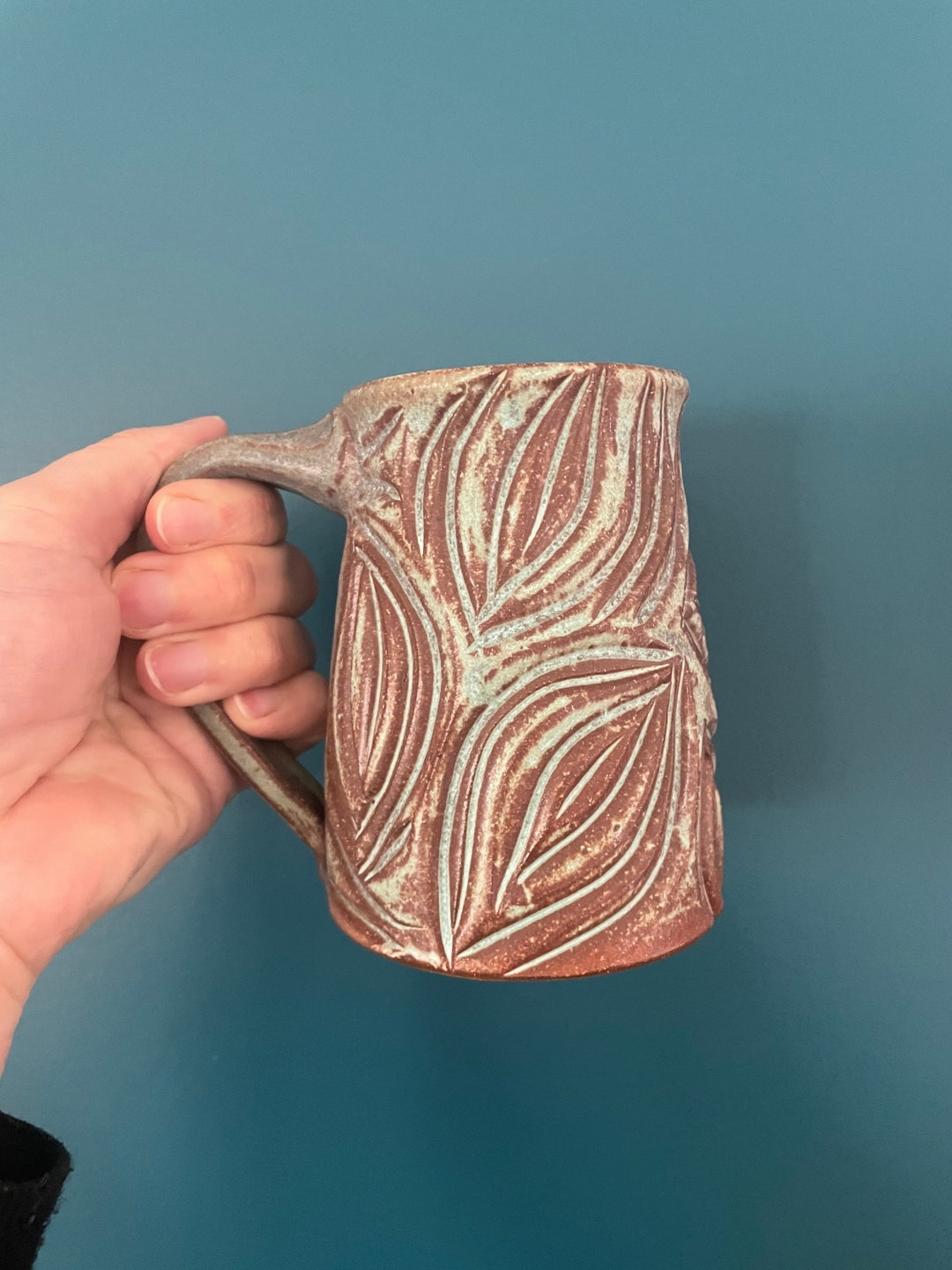 Tapered Mug Curvy Carving, Sacred Vageen - Etsy